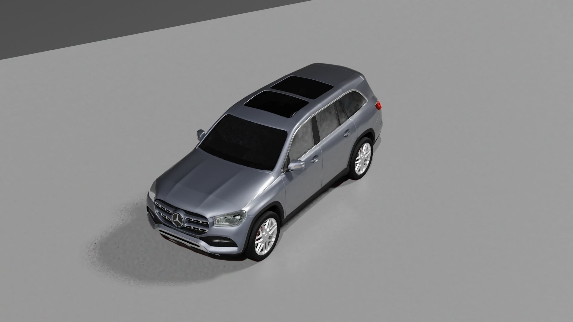 Mercedes Benz GLS 450 4Matic free 3D model | CGTrader