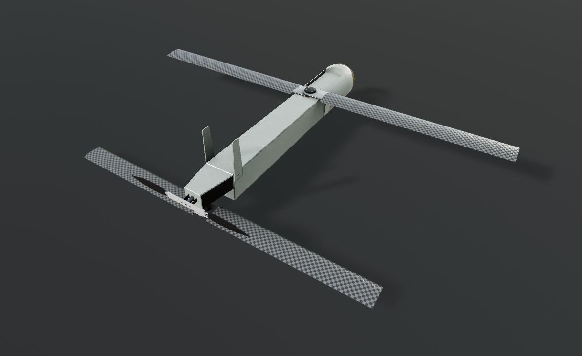 3D model Coyote UAV Low-poly VR / AR / low-poly | CGTrader