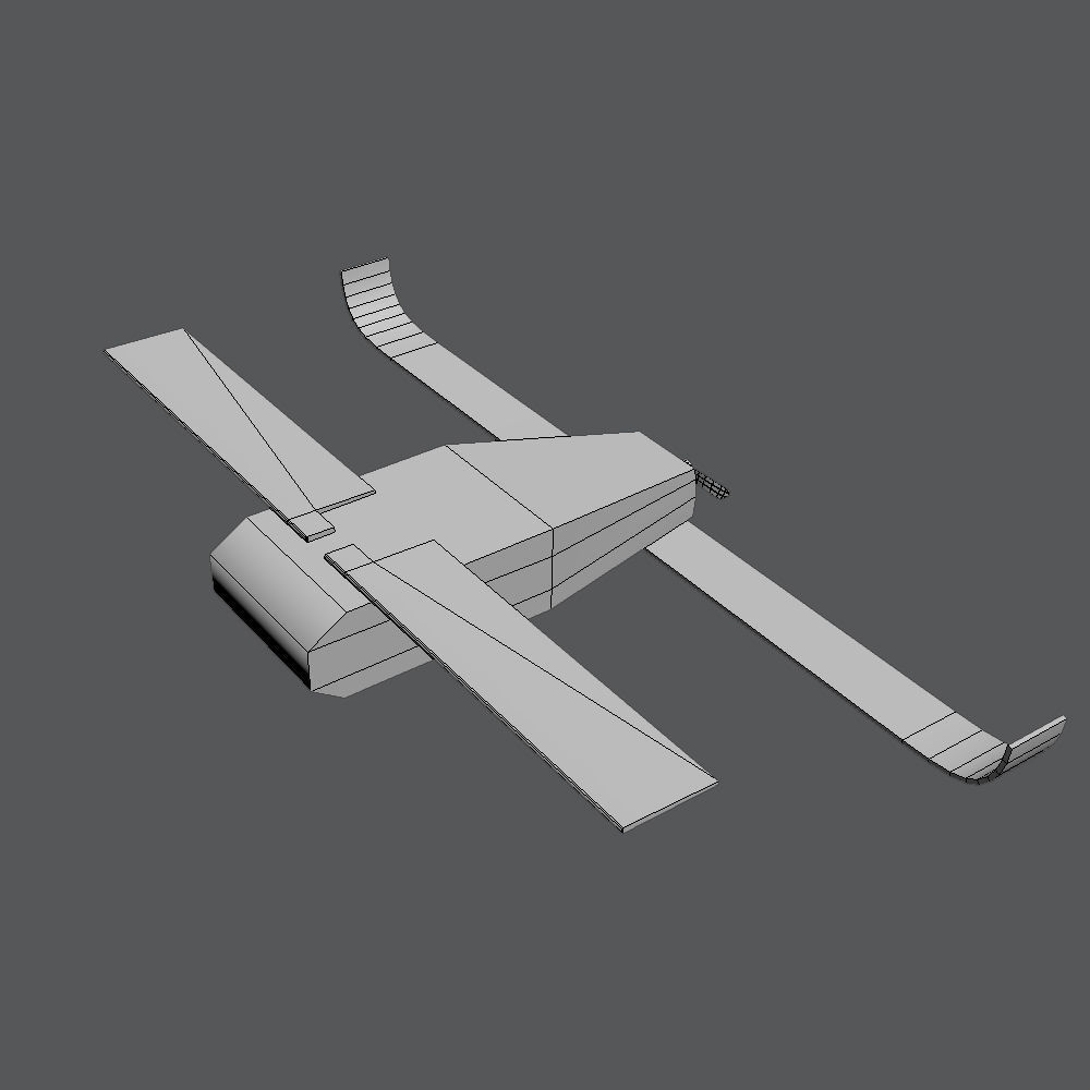 3D model Perdix UAV Low-poly VR / AR / low-poly | CGTrader