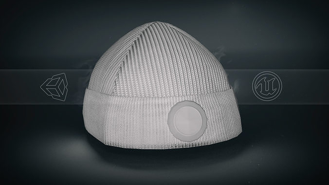 3D model White Beanie VR / AR / low-poly | CGTrader