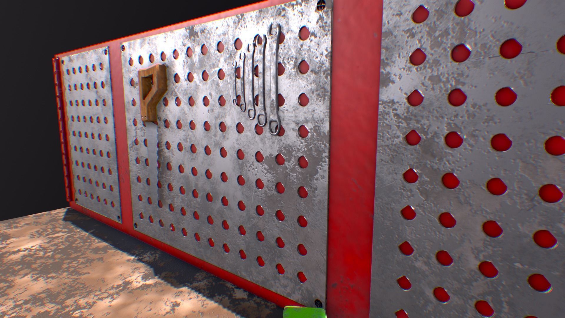 3D model Old Workbench - Game Ready VR / AR / low-poly | CGTrader