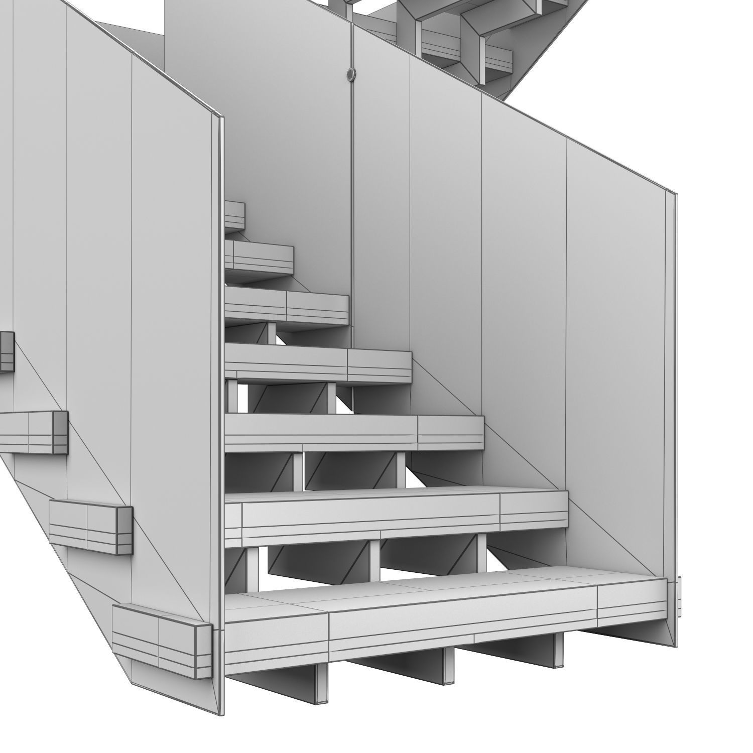 Modern stairs 3 3D model | CGTrader