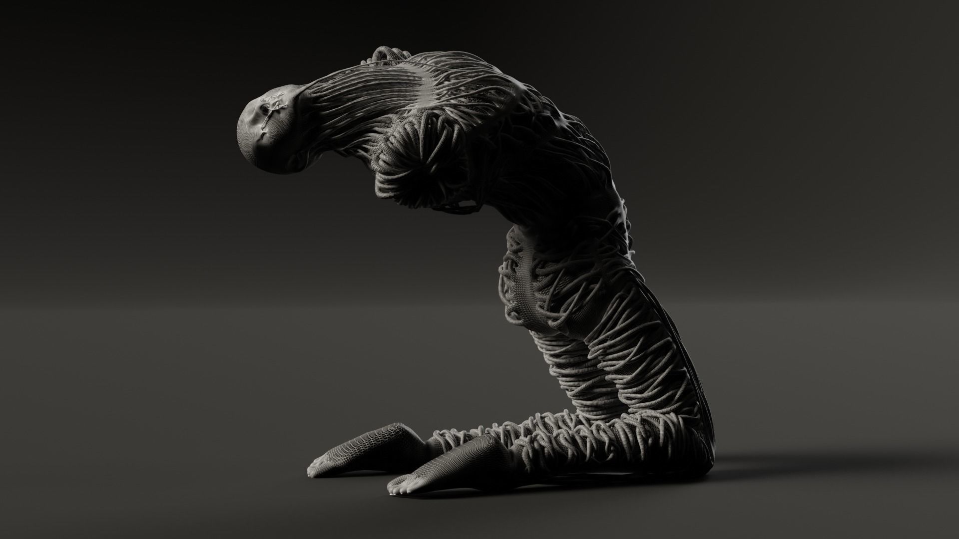 Humanoid Creature 3D model rigged | CGTrader