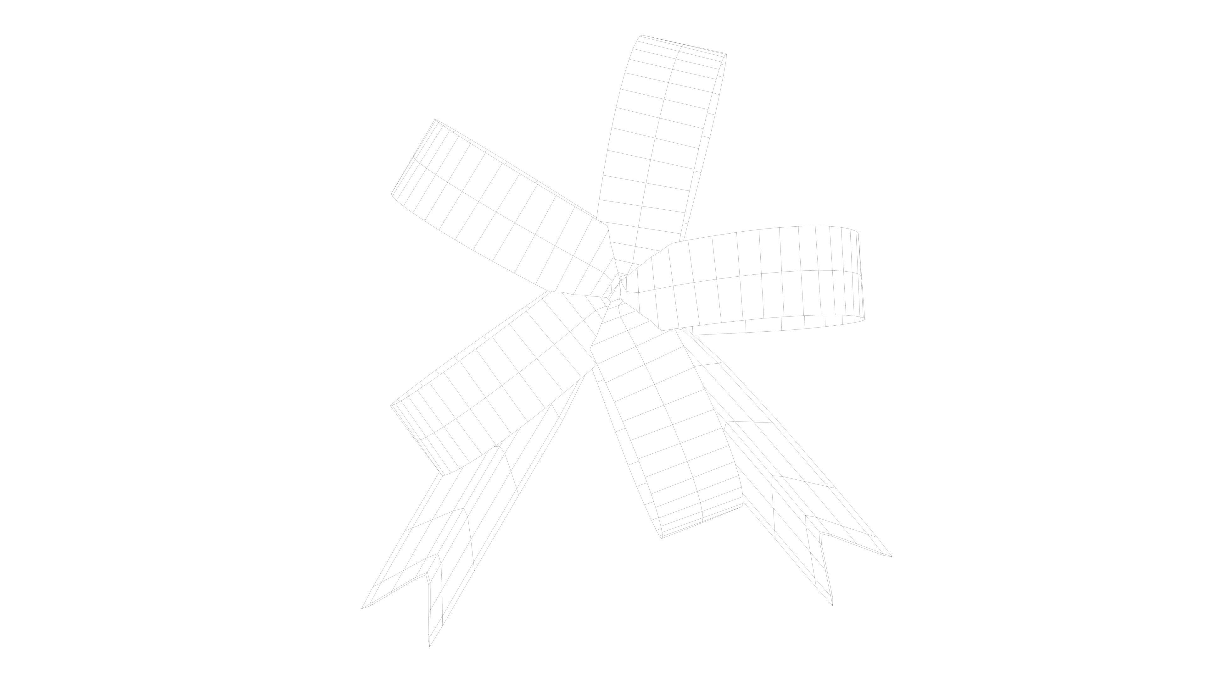 3D model Ribbons set VR / AR / low-poly | CGTrader