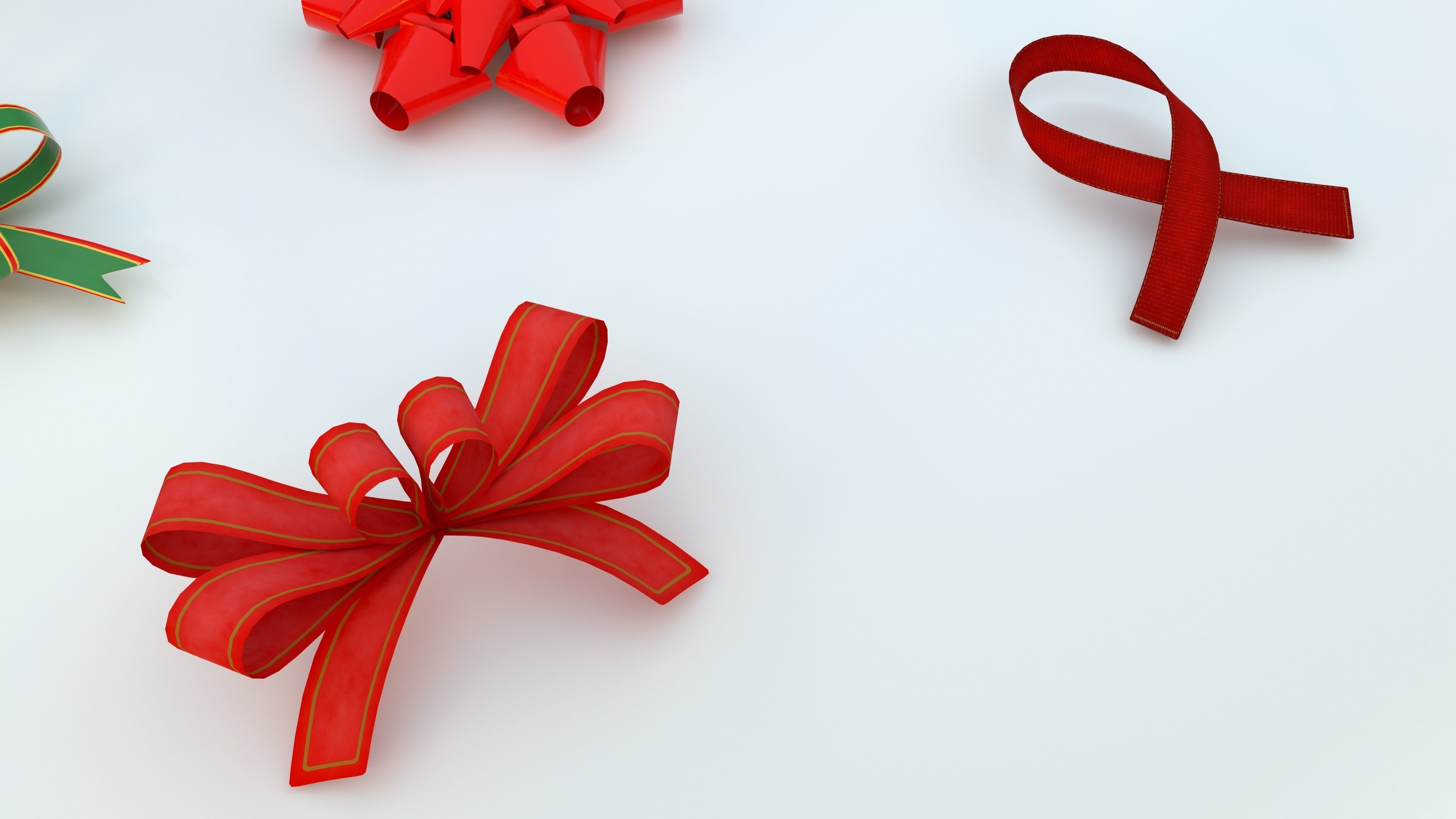 3D model Ribbons set VR / AR / low-poly | CGTrader