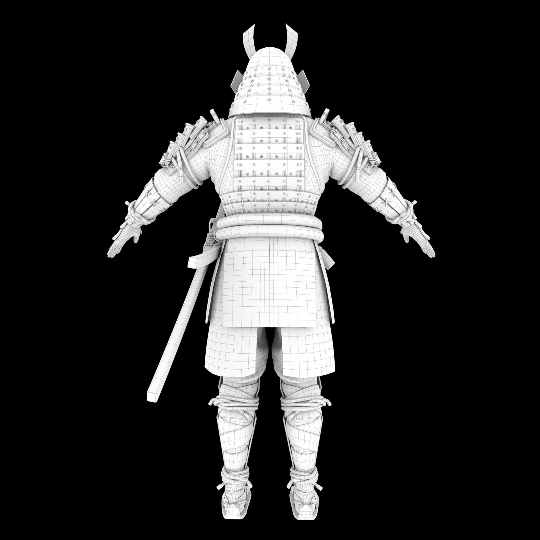 Samurai Armor 3D model | CGTrader