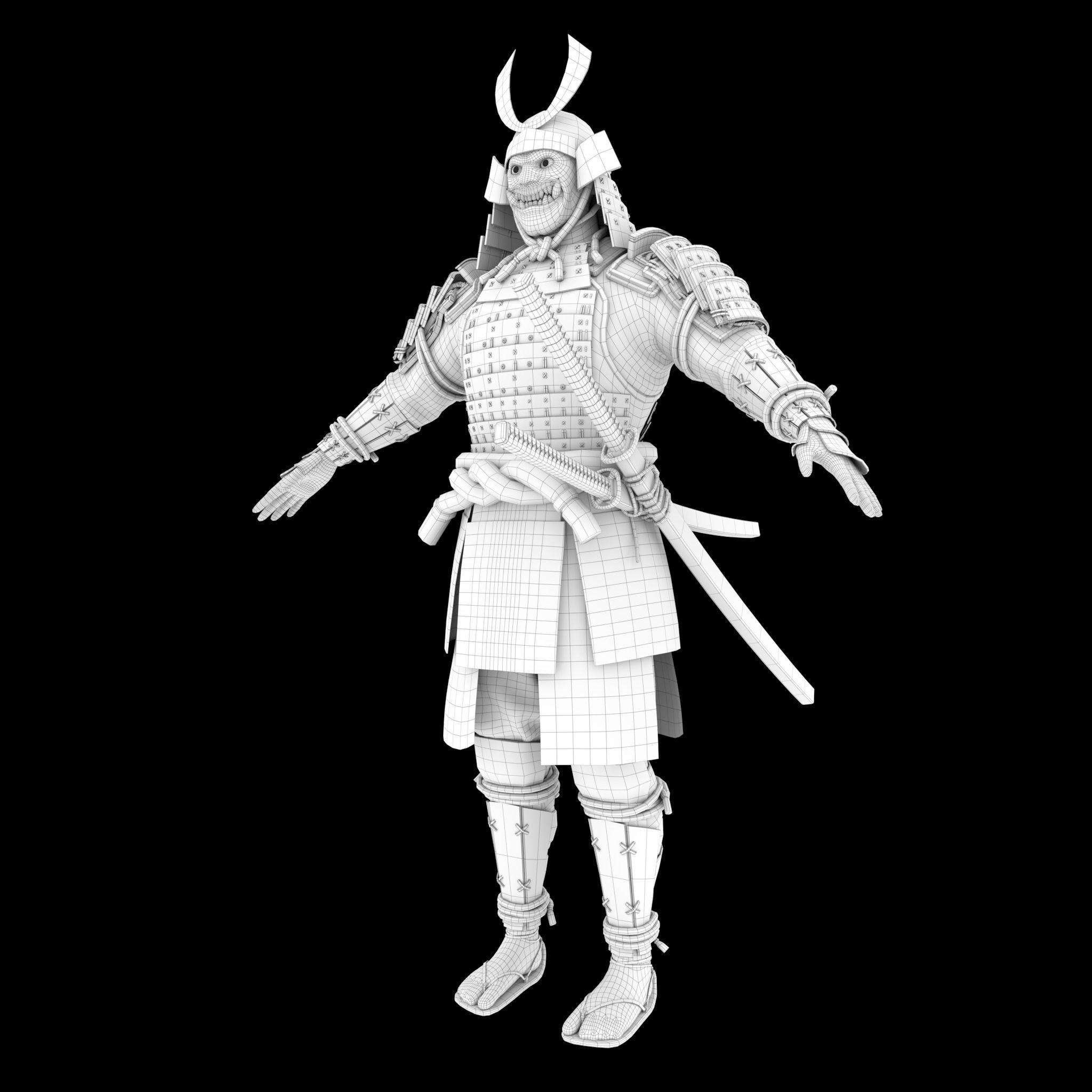 Samurai Armor 3D model | CGTrader