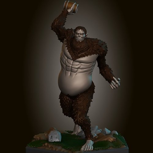 Zeke Beast Titan - Shingeki no Kyojin 3D model 3D printable | CGTrader
