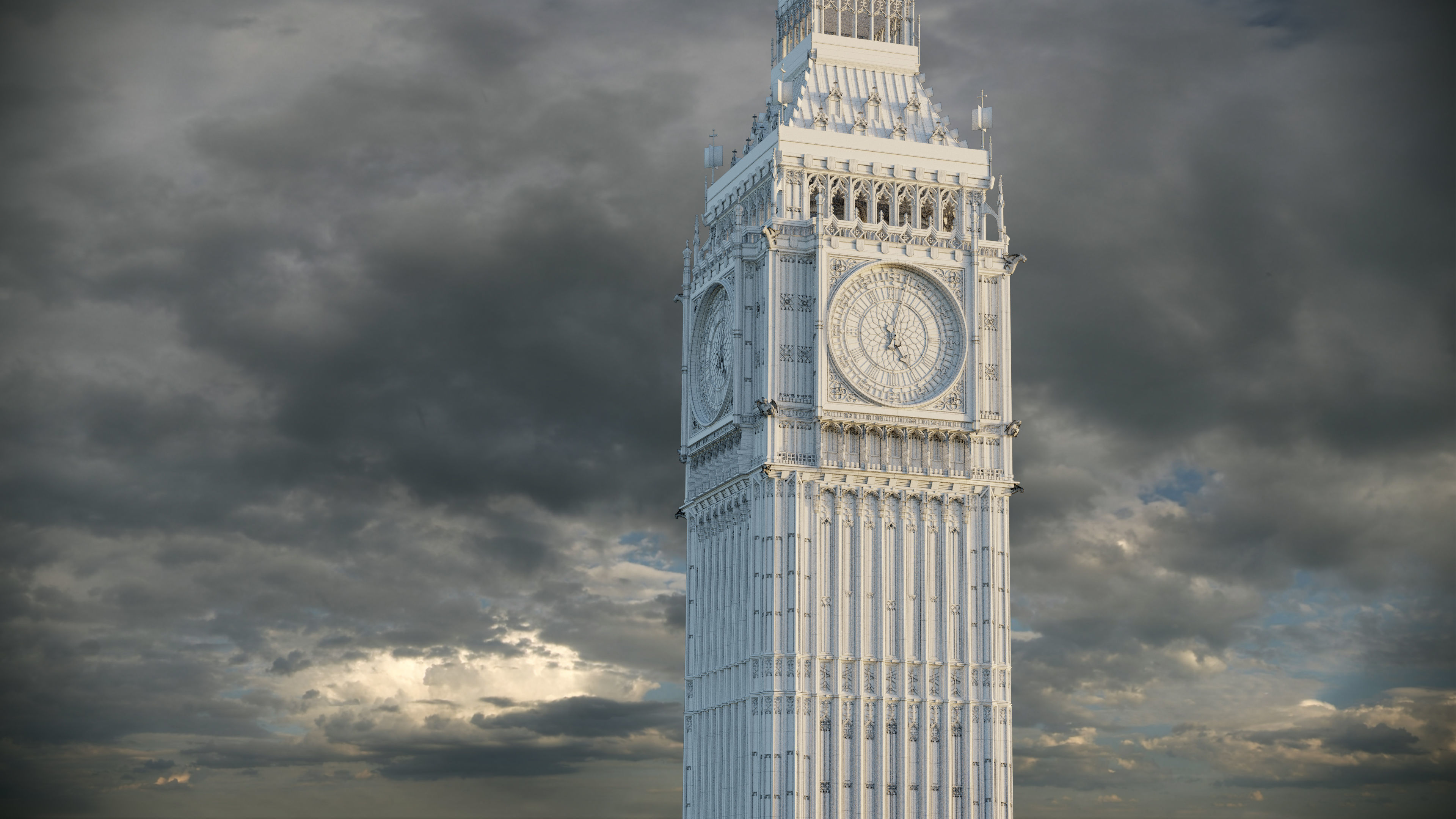 Big Ben tower - Elizabeth tower 3D model | CGTrader