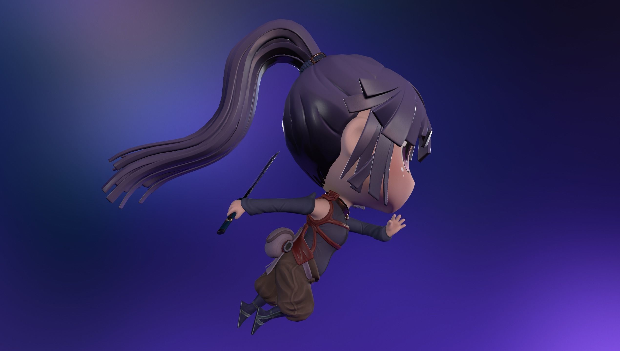 3D model Akatsuki VR / AR / low-poly | CGTrader