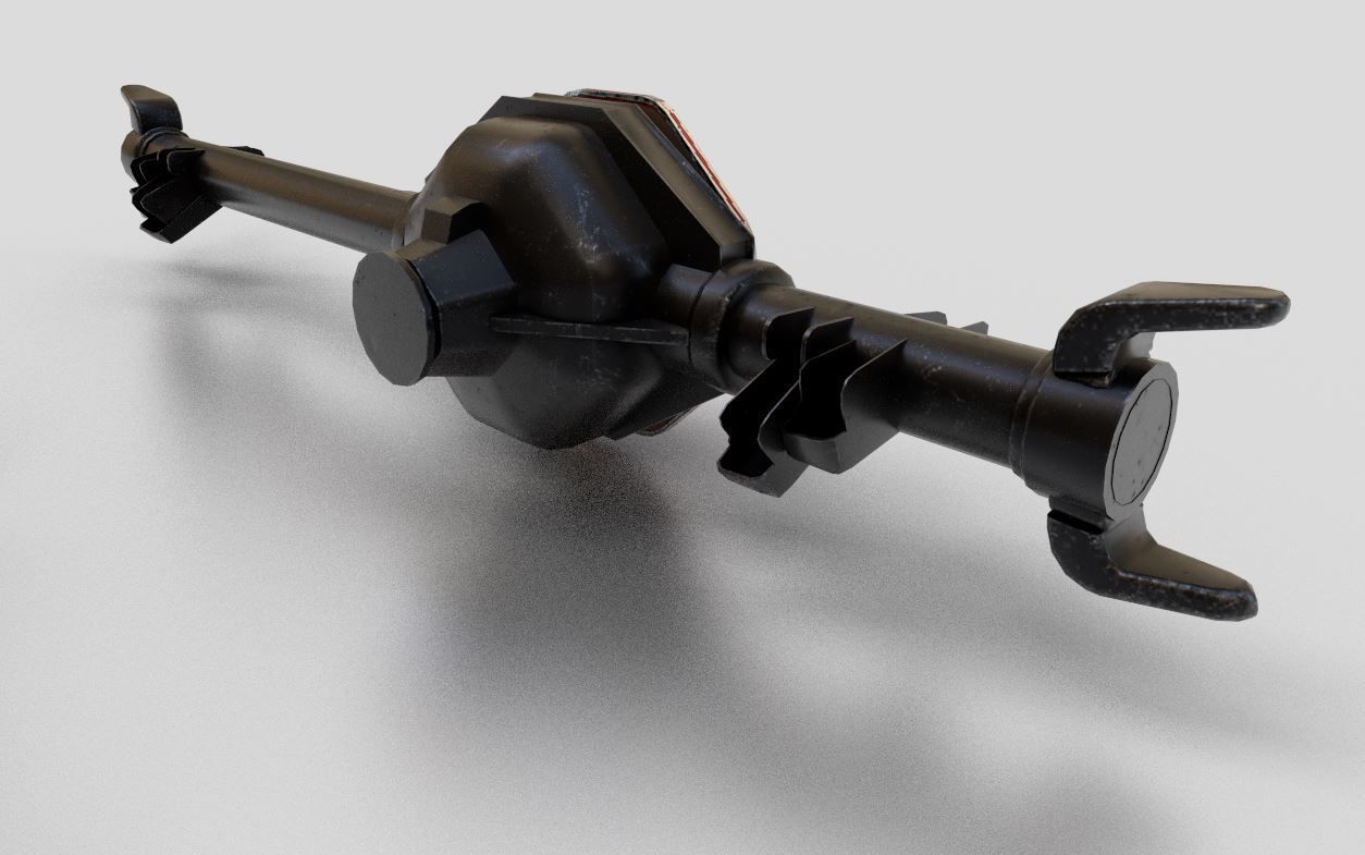 SOLID AXLES 3D model | CGTrader