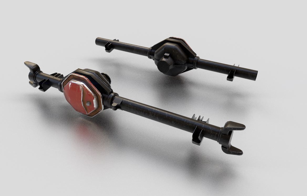 SOLID AXLES 3D model | CGTrader