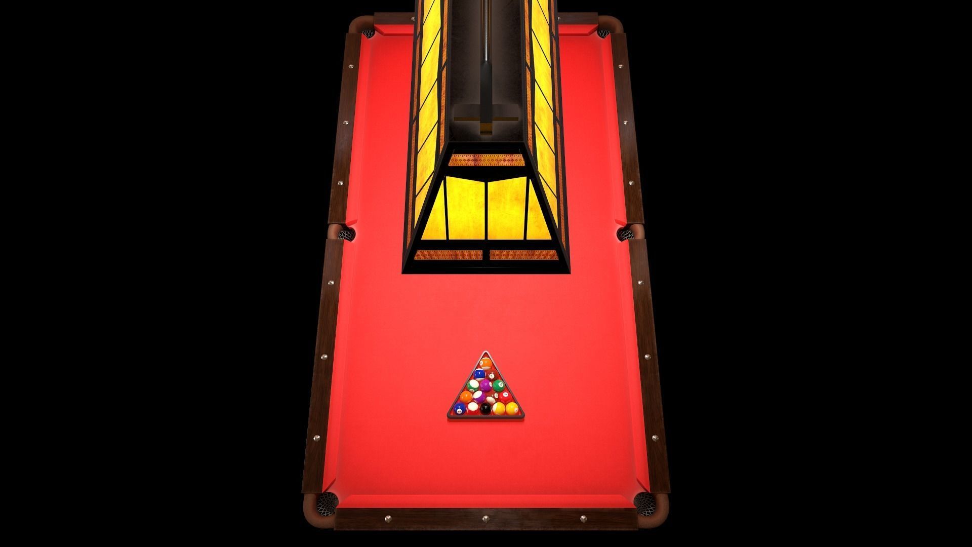 3D model Billiard - Pool table lights VR / AR / low-poly | CGTrader
