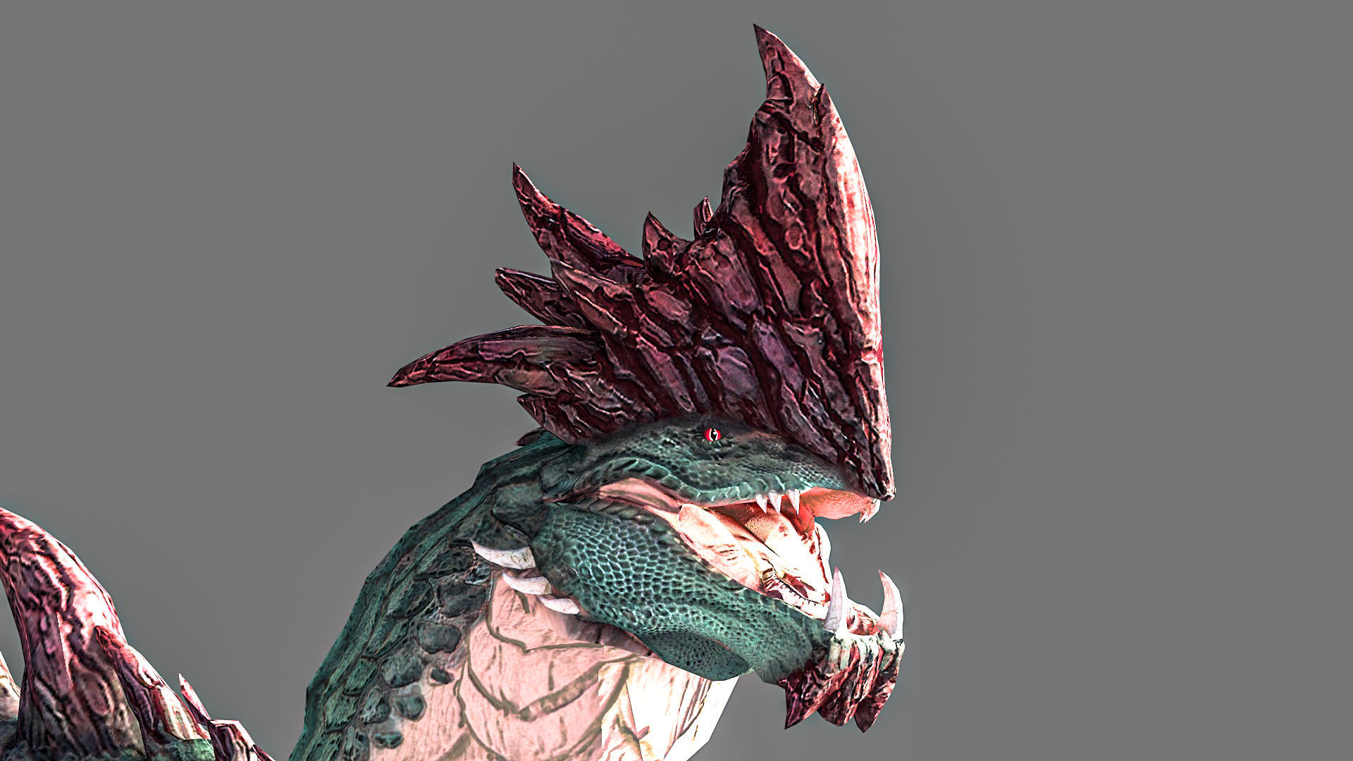 3D model Green Dragon VR / AR / low-poly | CGTrader