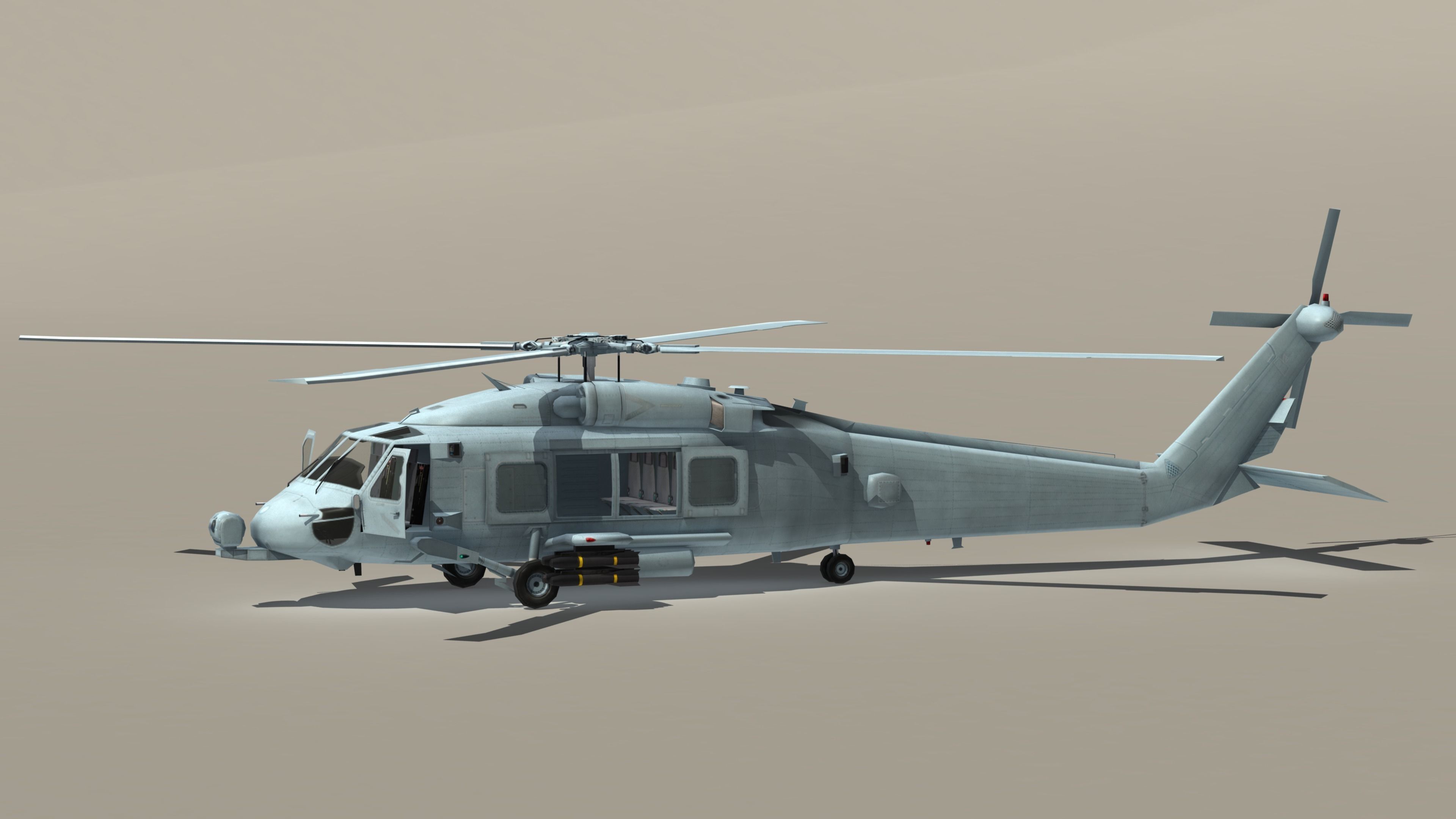 3D model SH-60 Seahawk VR / AR / low-poly | CGTrader