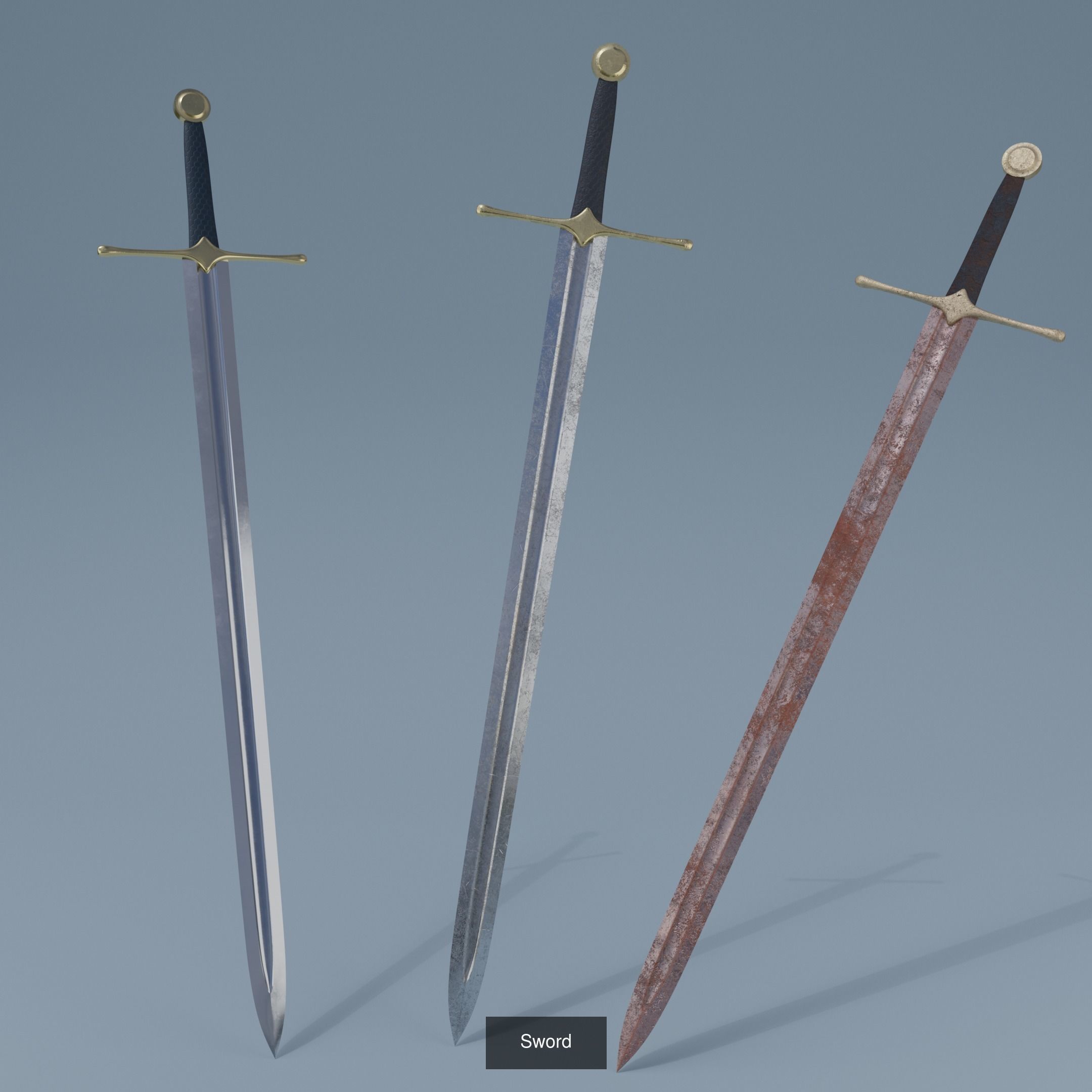 8 Swords 3D Model Collection | CGTrader