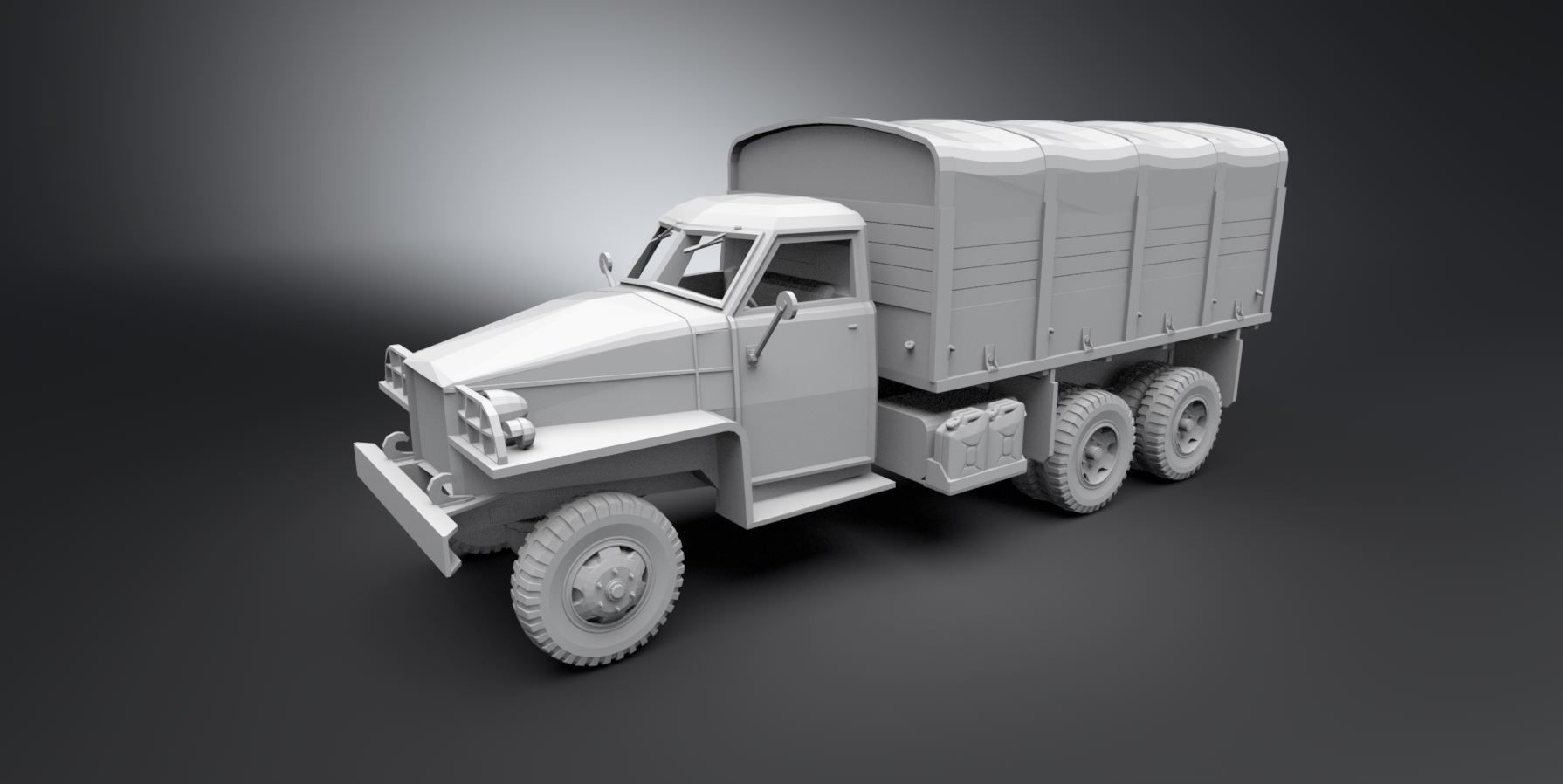 Studebaker US6 Scale model 3D model 3D printable | CGTrader