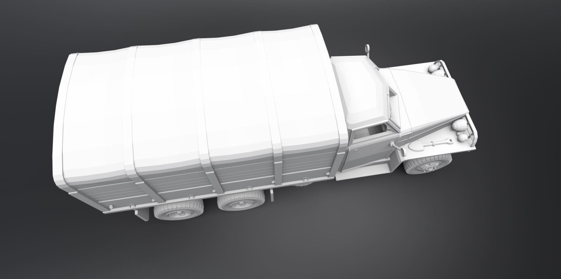 Studebaker US6 Scale model 3D model 3D printable | CGTrader