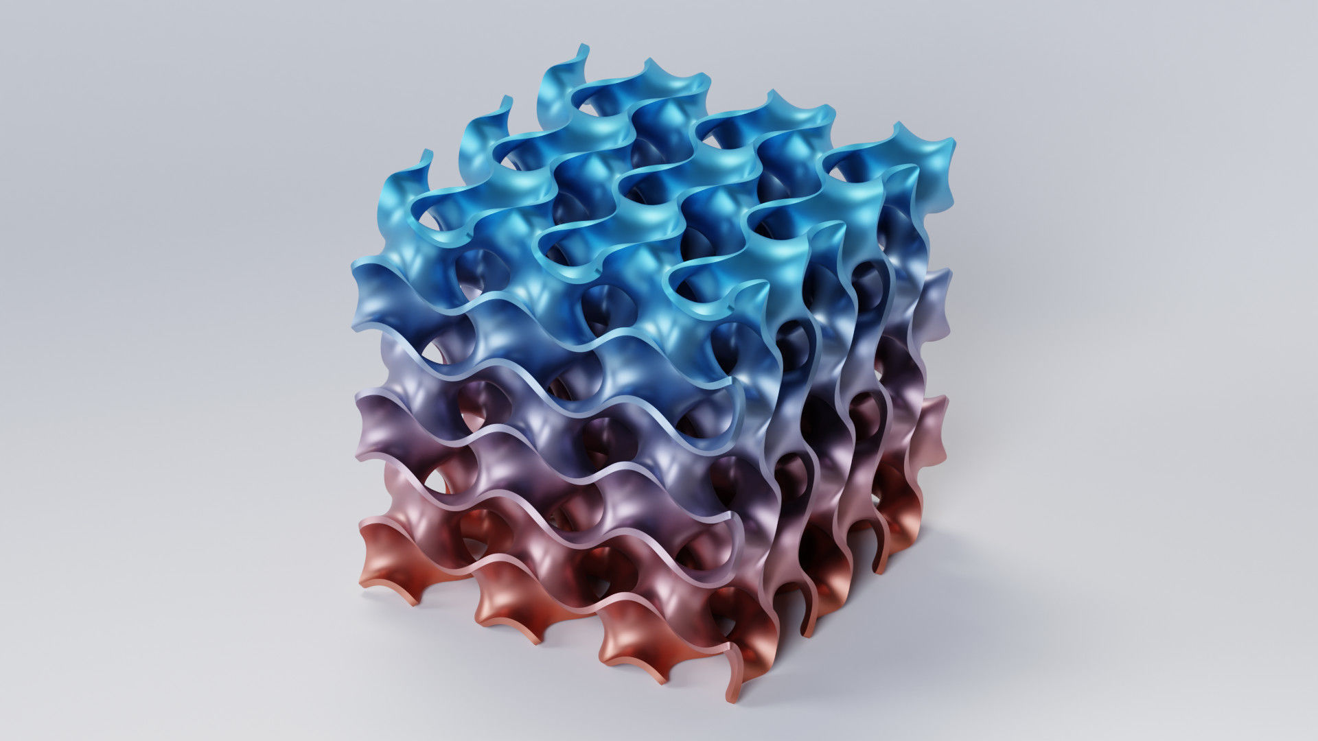 Abstract Shape Gyroid 3D model 3D printable | CGTrader