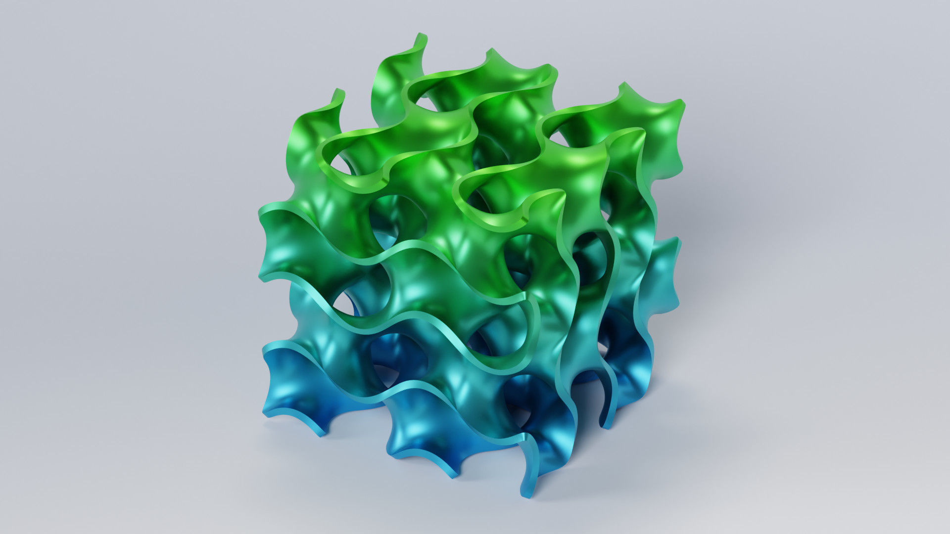 Abstract Shape Gyroid 3D model 3D printable | CGTrader
