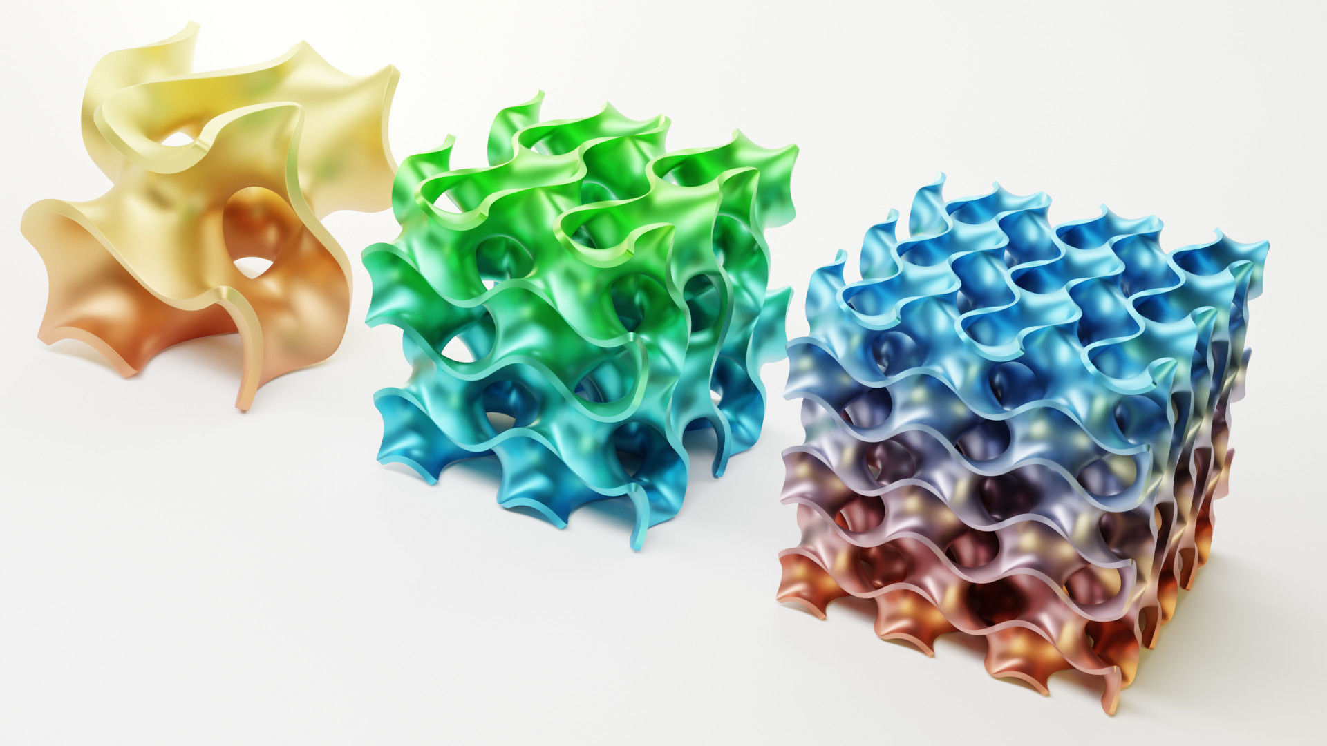 Abstract Shape Gyroid 3D model 3D printable | CGTrader