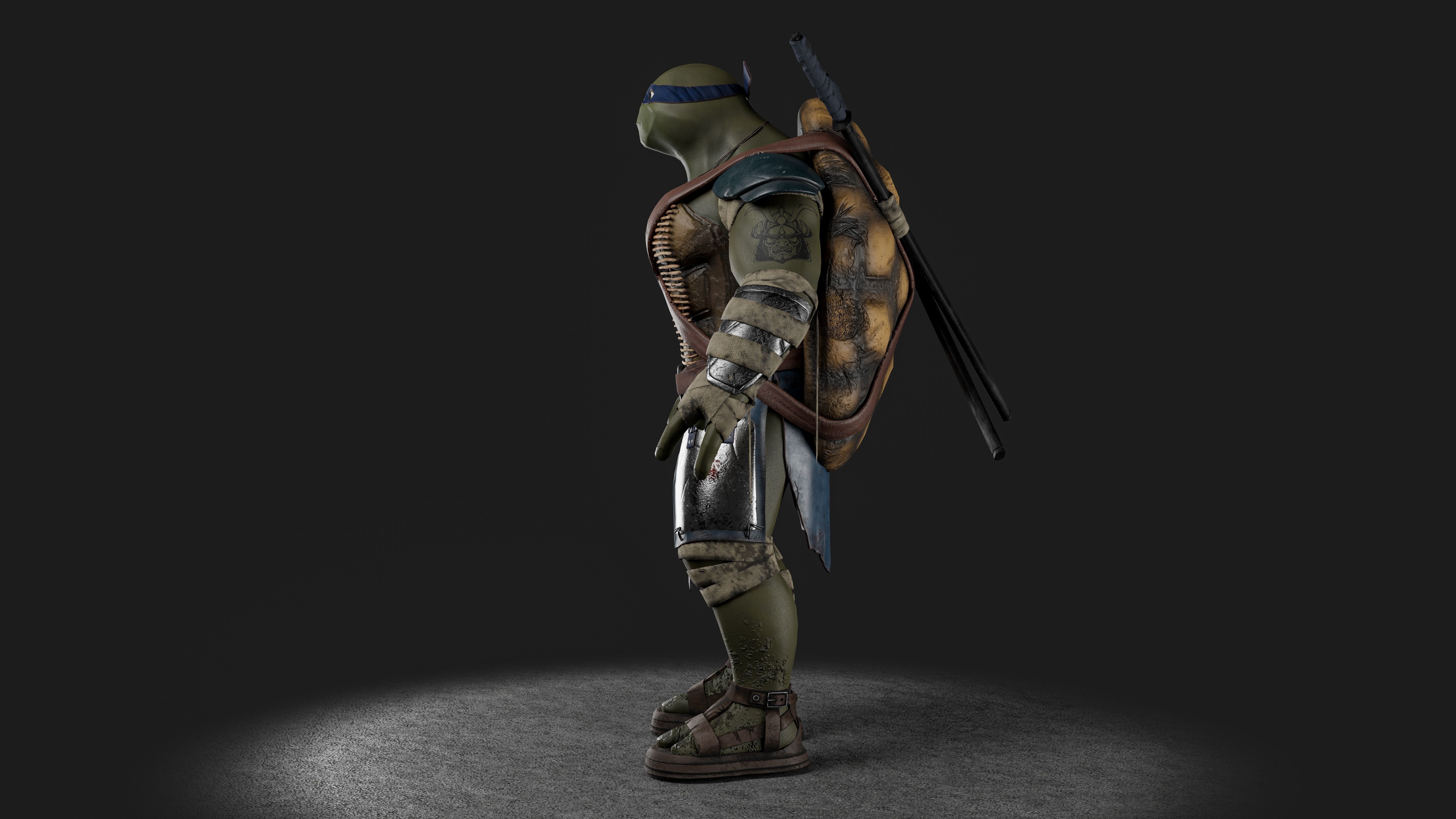 3D model TMNT rigged VR / AR / low-poly | CGTrader