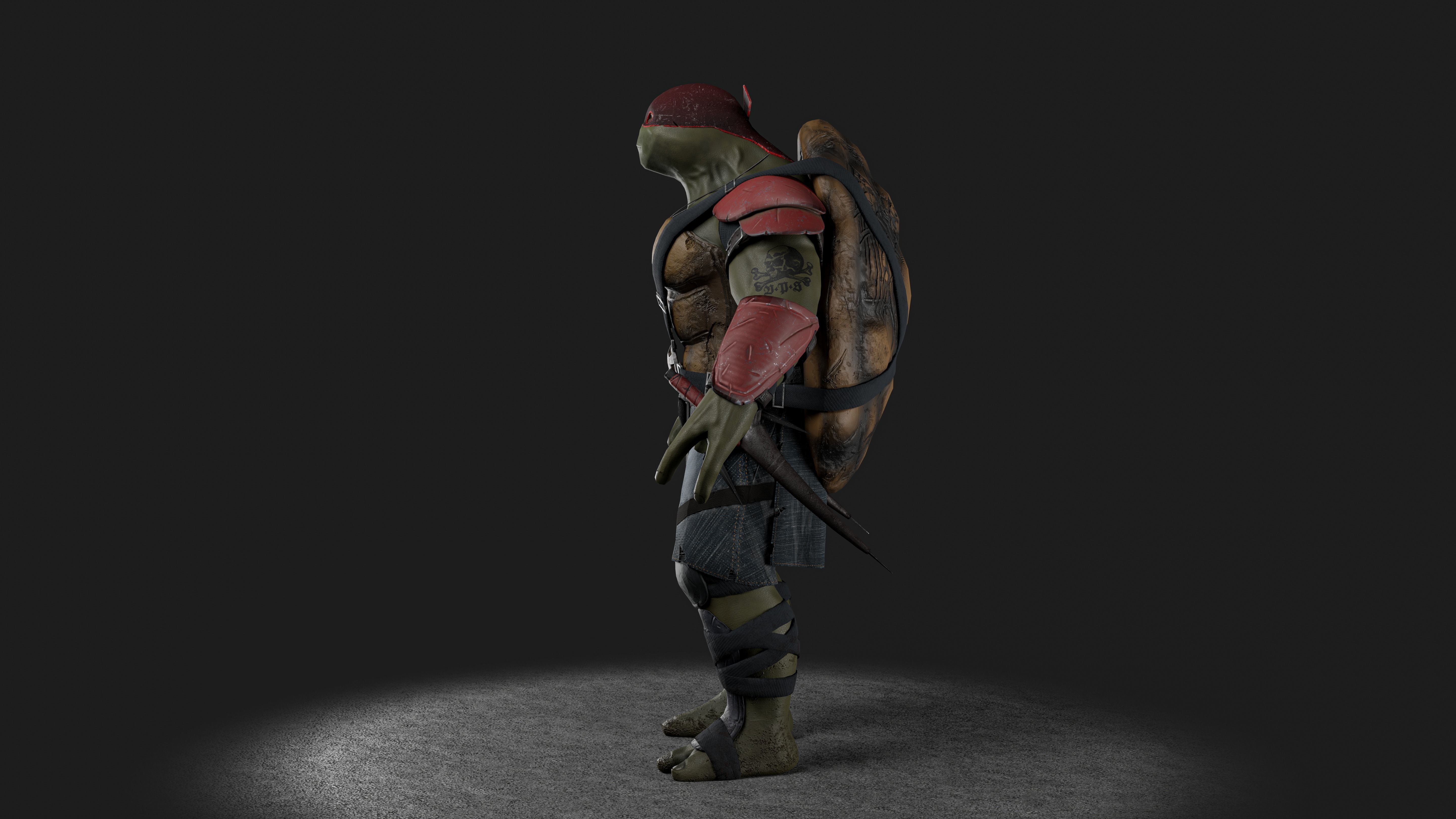 3D model TMNT rigged VR / AR / low-poly | CGTrader