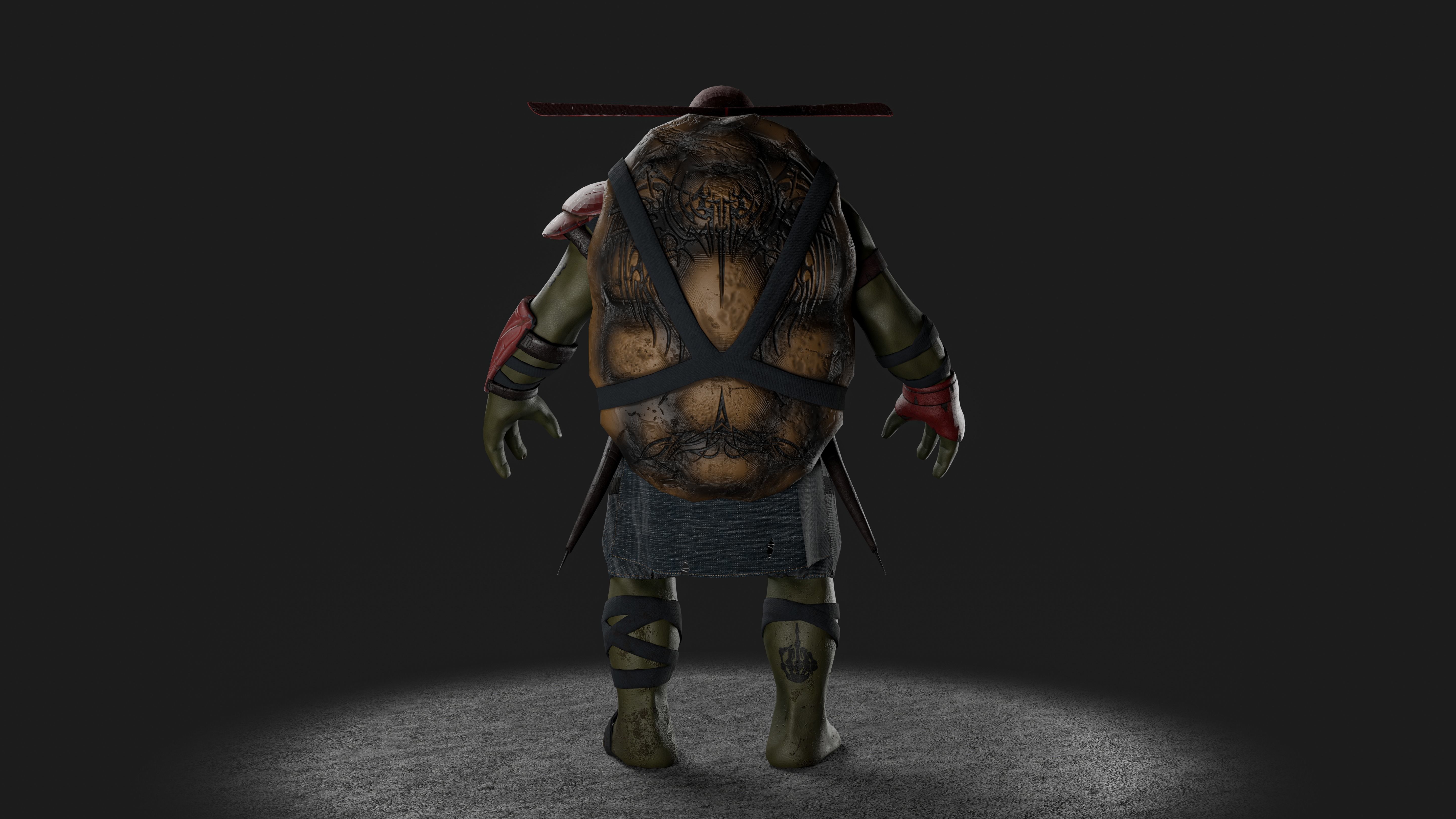 3D model TMNT rigged VR / AR / low-poly | CGTrader