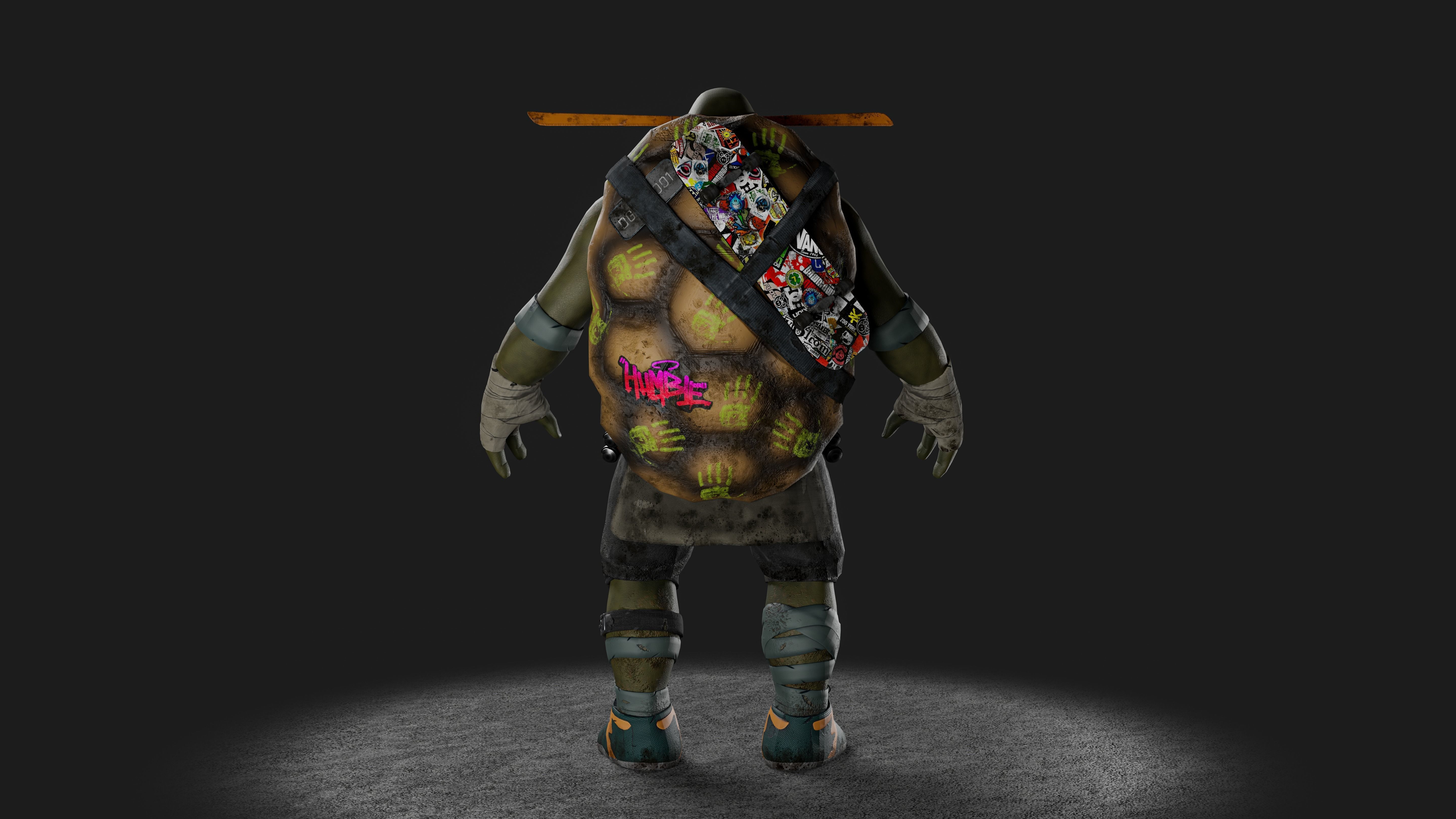 3D model TMNT rigged VR / AR / low-poly | CGTrader