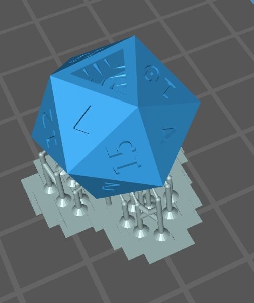 Mimic Dice 20 Faces Free low-poly 3D model free VR / AR / low-poly 3D ...