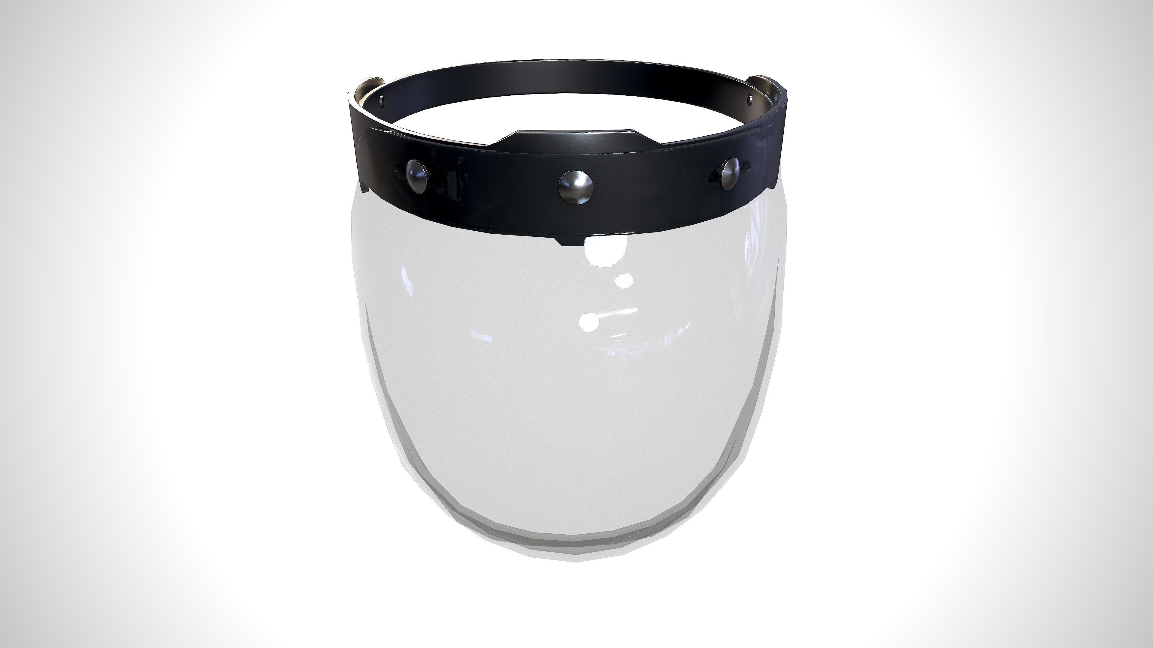 3D model Face Shield Helmet VR / AR / low-poly | CGTrader