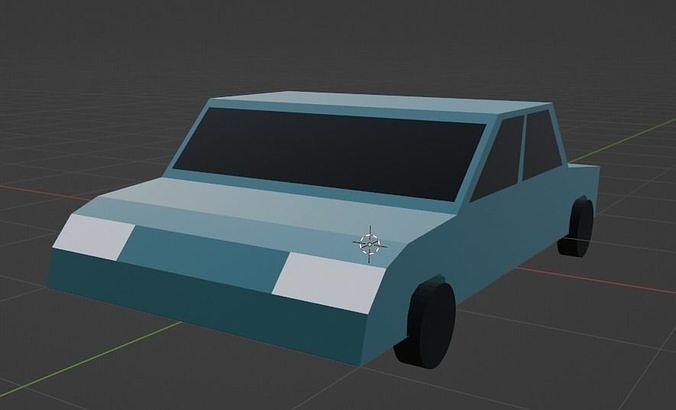 low poly car model free 3D model | CGTrader