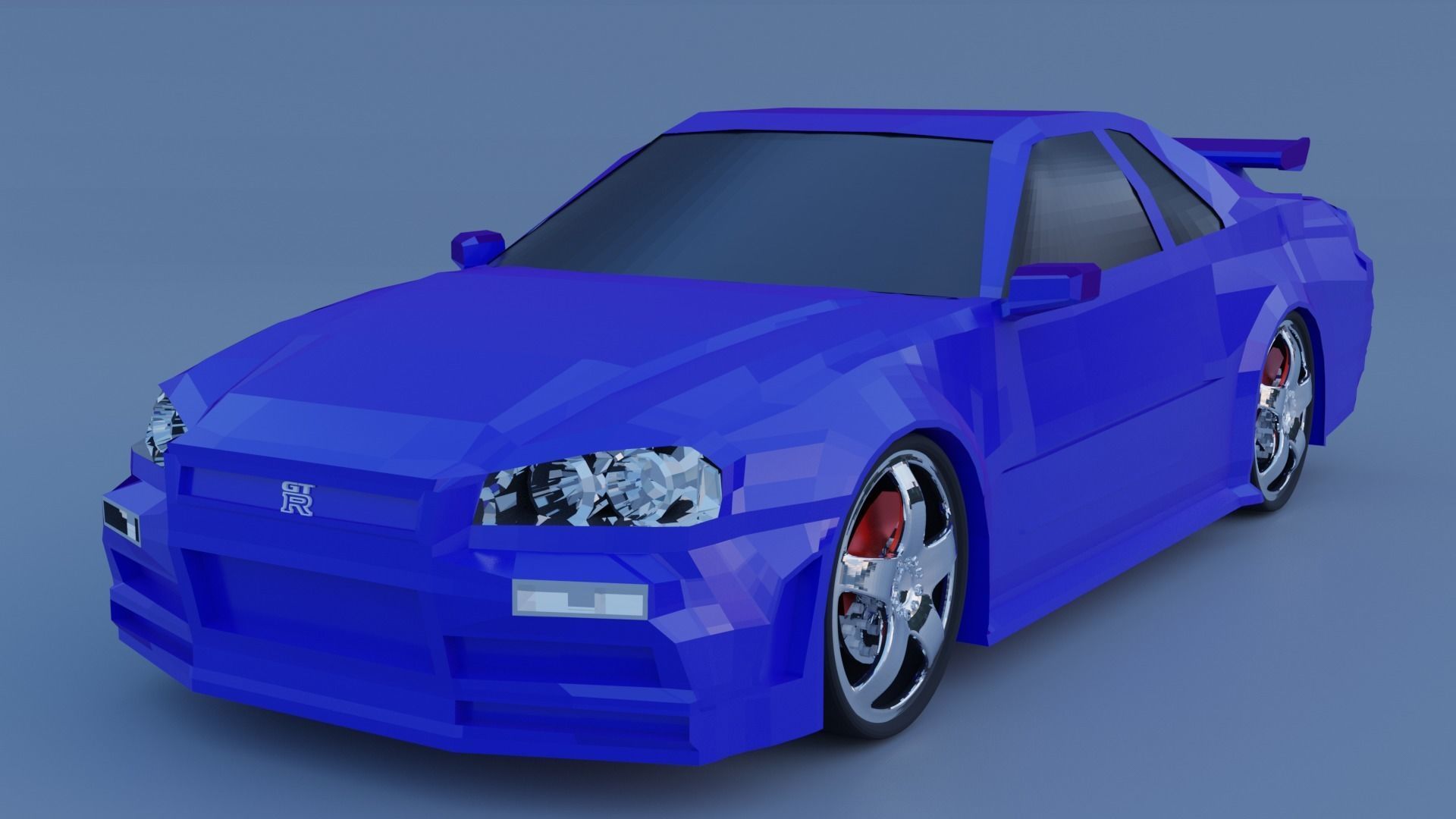 3D model Nissan Skyline R34 VR / AR / low-poly | CGTrader