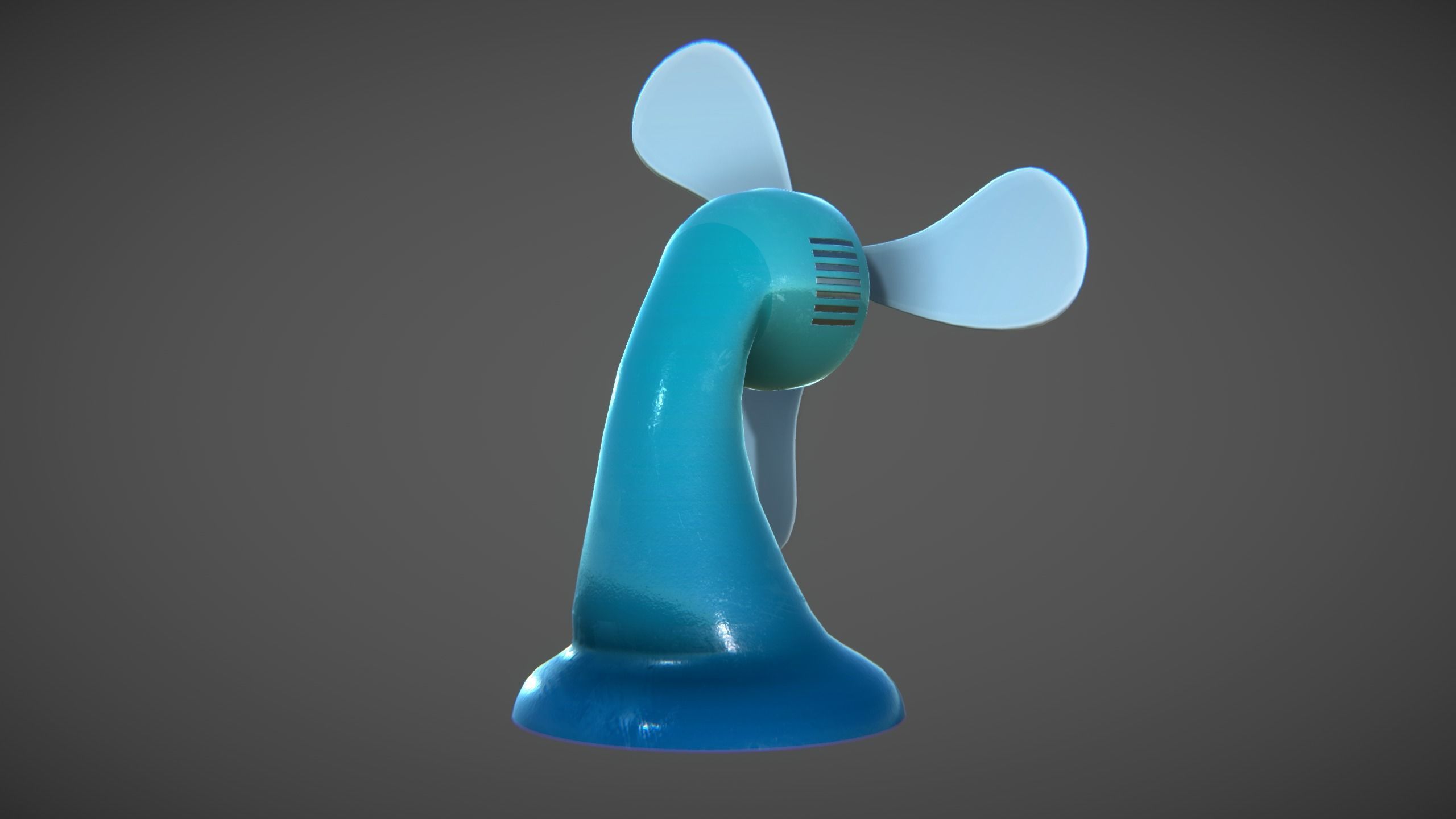 3D model Lowpoly fan VR / AR / low-poly | CGTrader