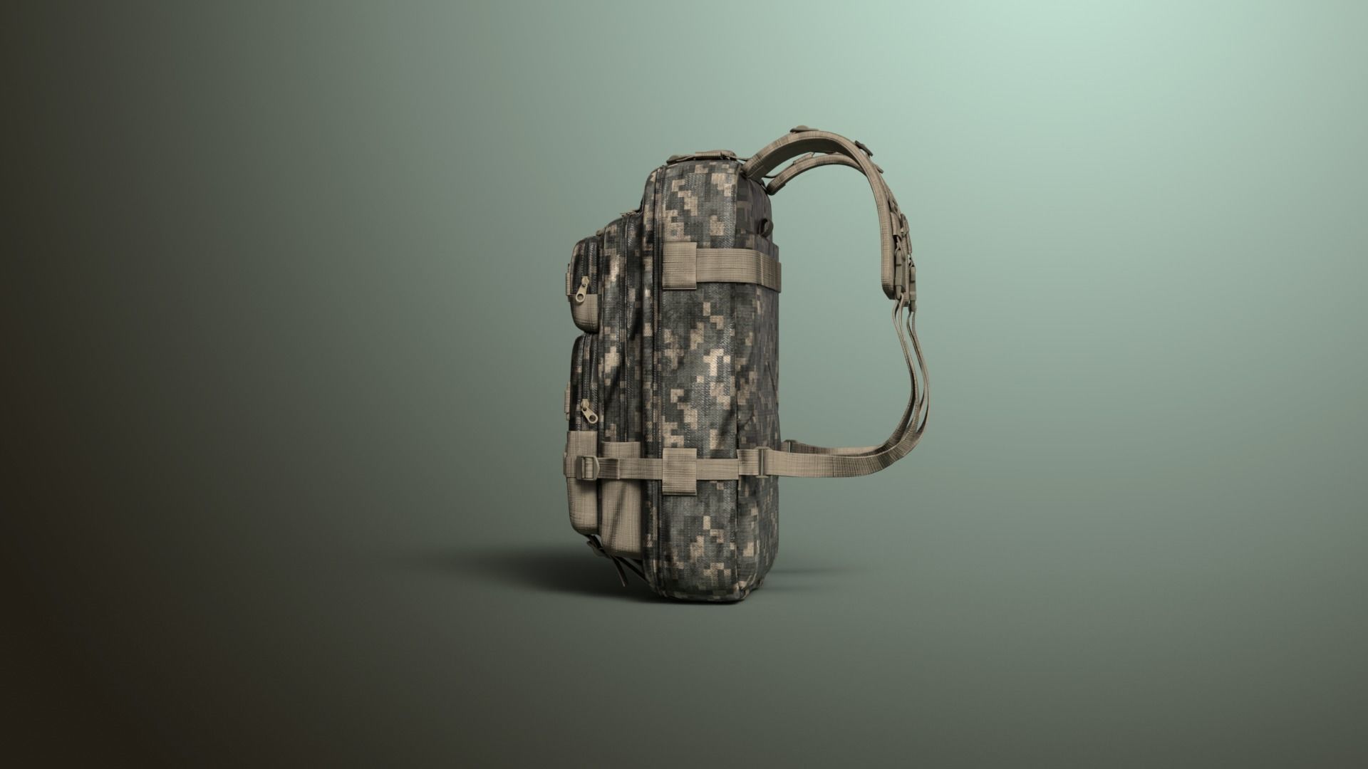 Military Backpack 3D model | CGTrader