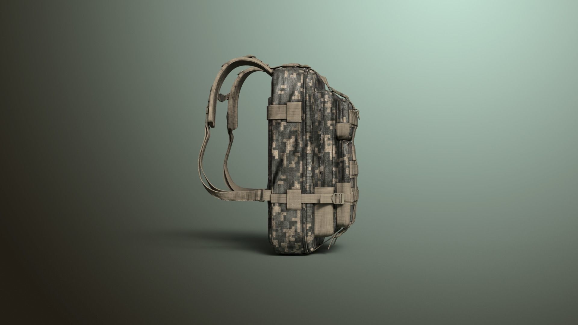 Military Backpack 3D model | CGTrader