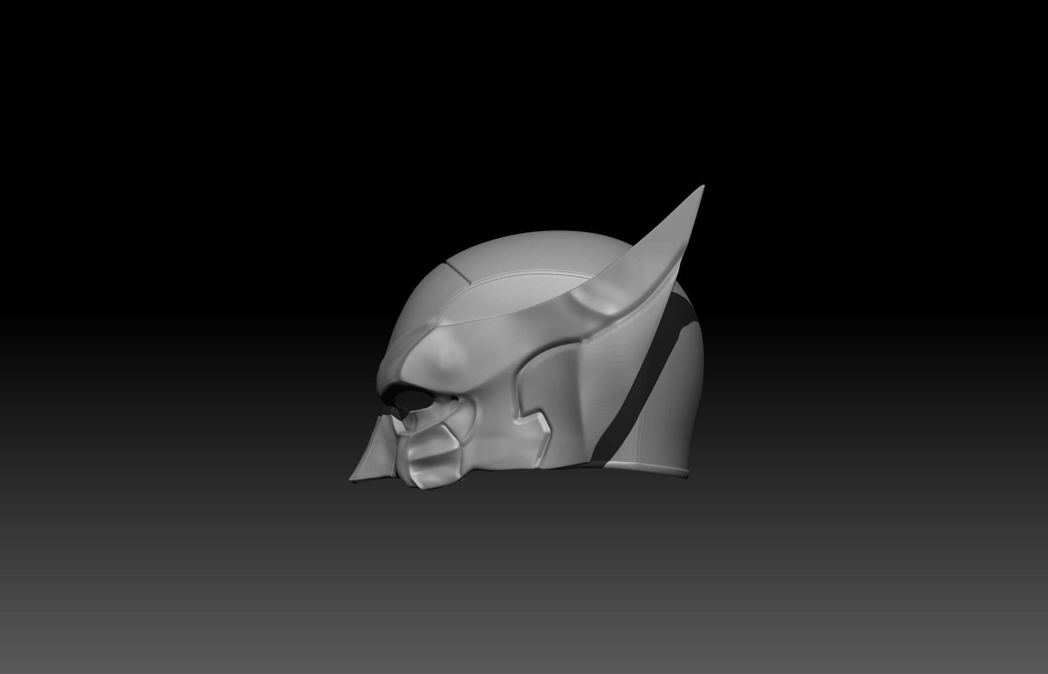 Wolverine Helmet 3D model 3D printable | CGTrader