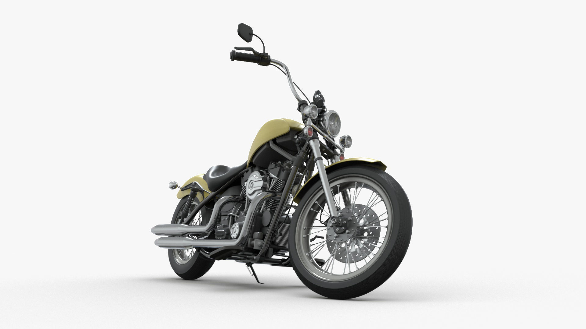 Motorcycle generic 3D model | CGTrader
