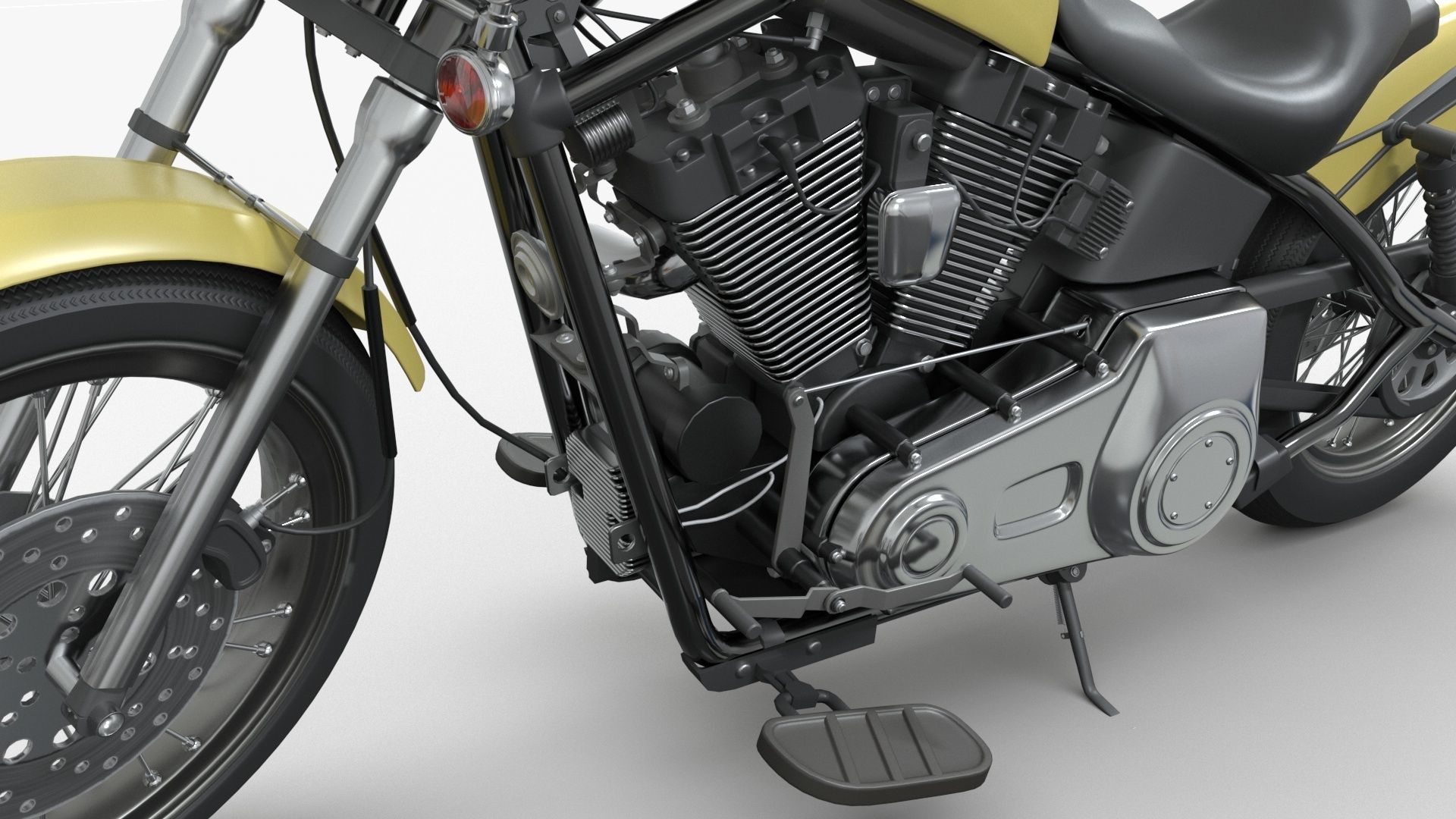 Motorcycle generic 3D model | CGTrader
