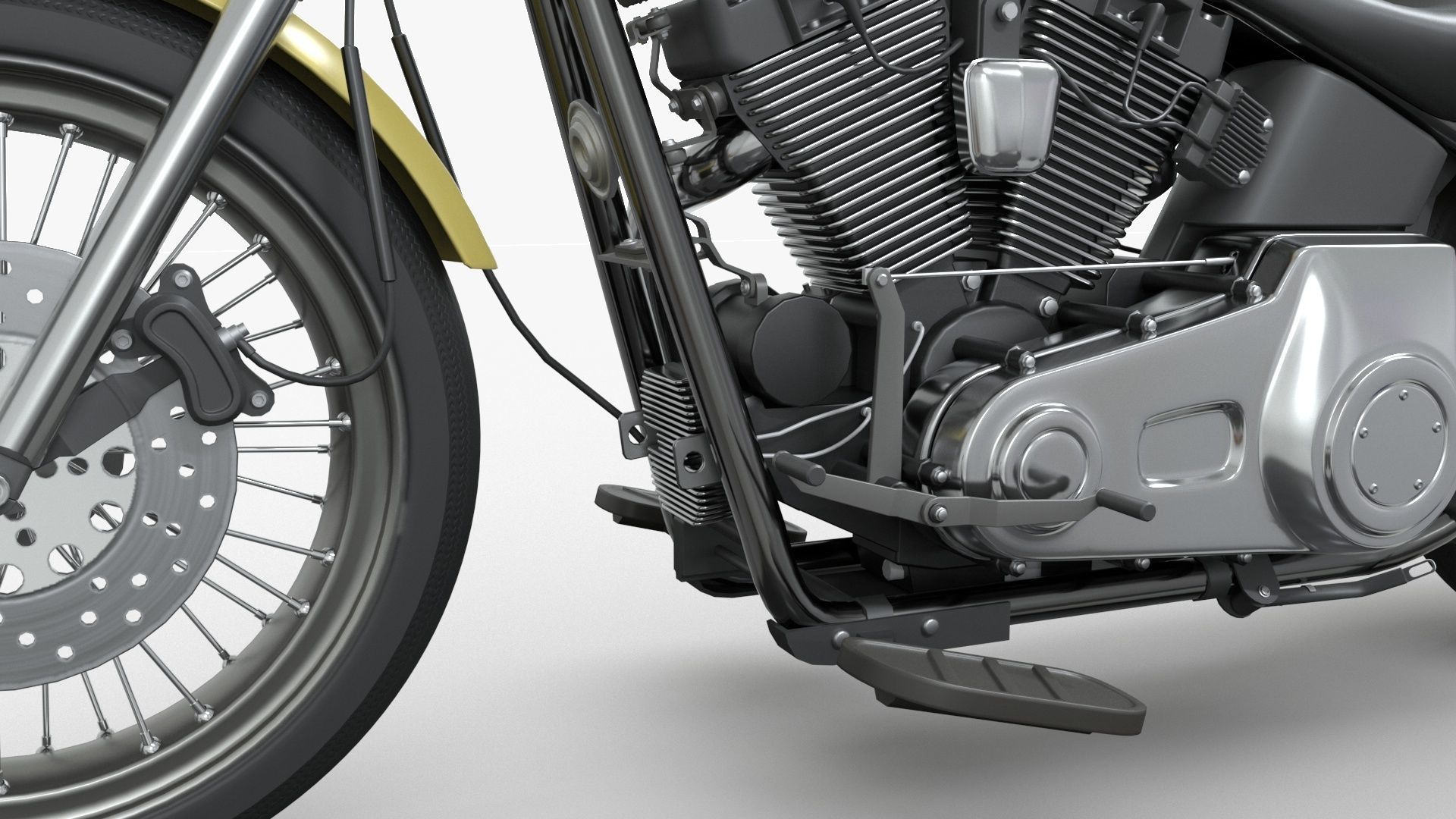 Motorcycle generic 3D model | CGTrader