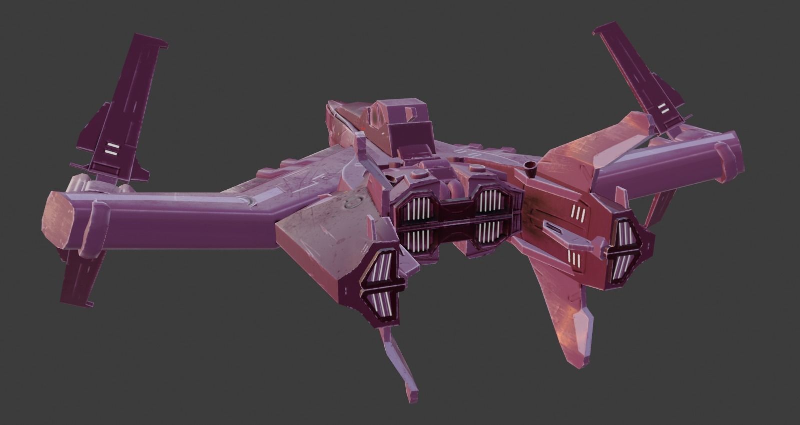 3D model Spaceship Raven VR / AR / low-poly | CGTrader