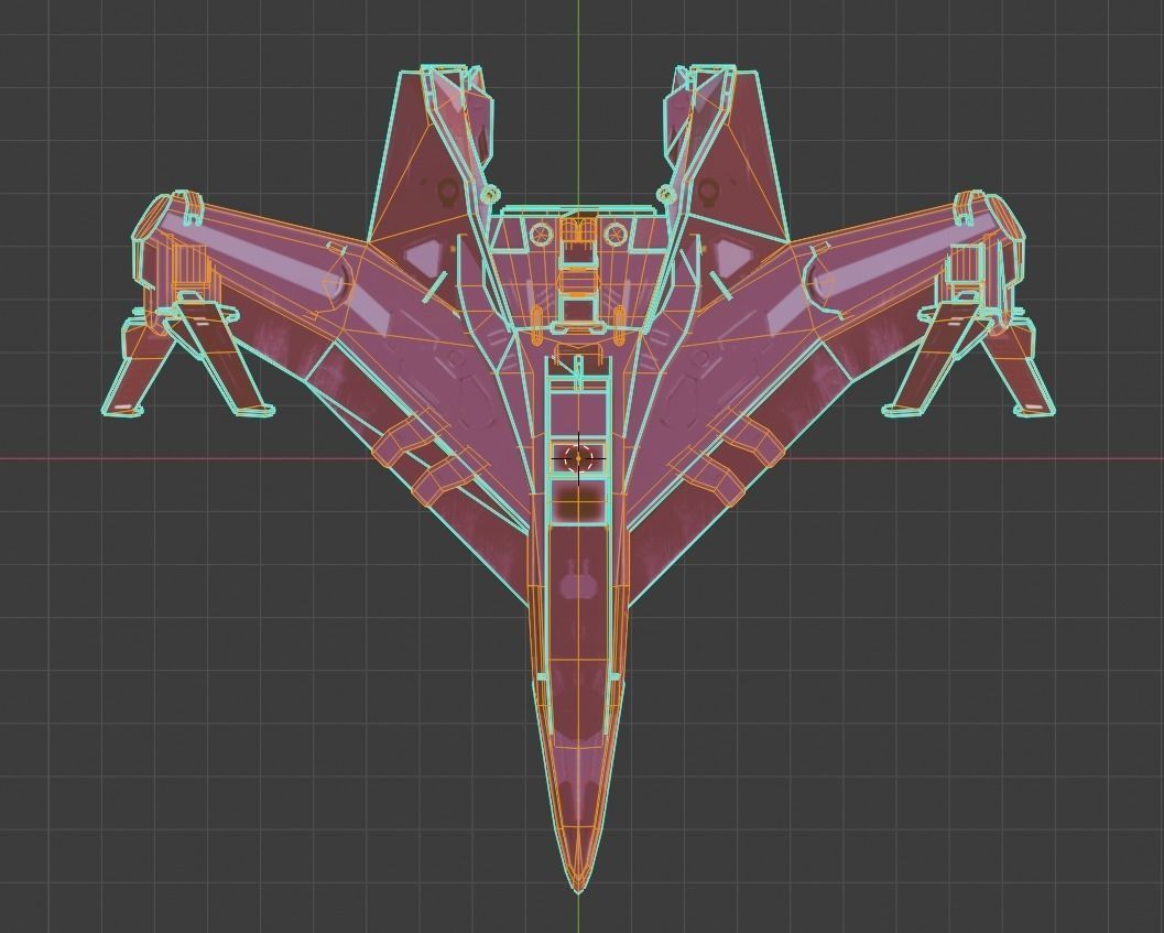 3D model Spaceship Raven VR / AR / low-poly | CGTrader