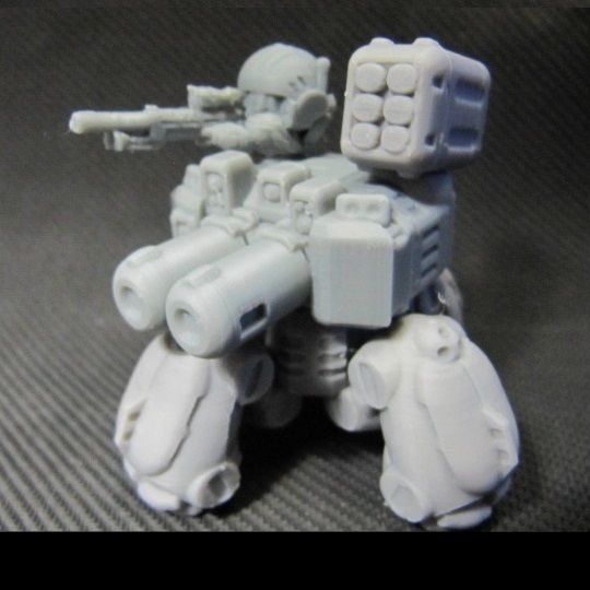 CHIBI-TECH SD - DEADEYE SR V CUSTOM SNIPER HATCH GUNNER 3D model 3D ...