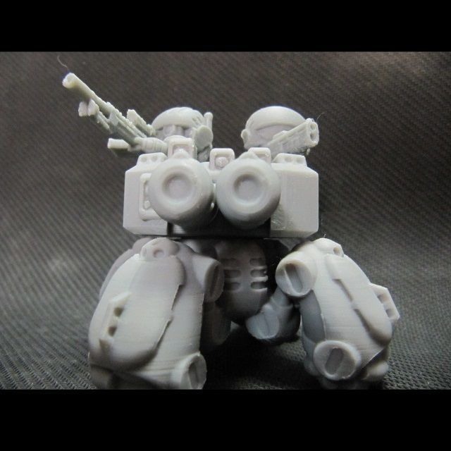 CHIBI-TECH SD - DEADEYE SR V CUSTOM SNIPER HATCH GUNNER 3D model 3D ...