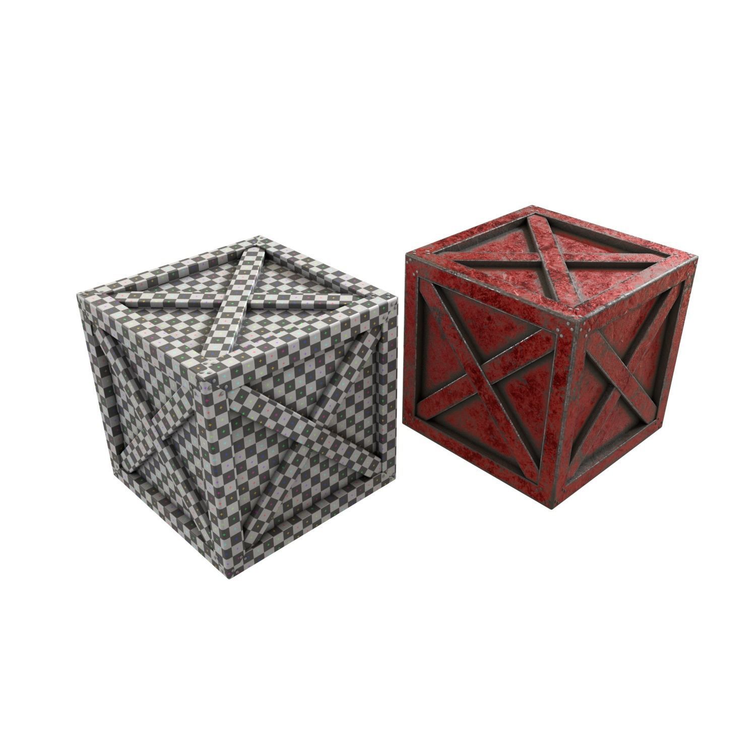 Metal box 3D model | CGTrader