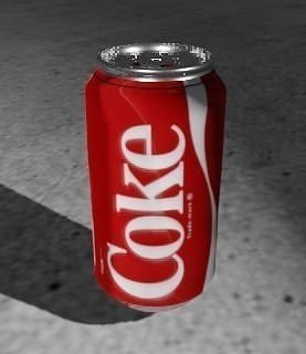cola can free 3D model | CGTrader