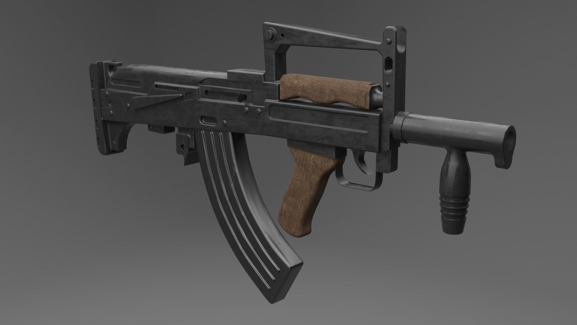 3D model Groza Assault Rifle VR / AR / low-poly | CGTrader