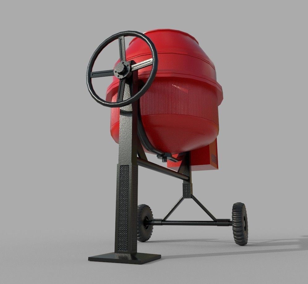 3D model Concrete Mixer PBR VR / AR / low-poly | CGTrader