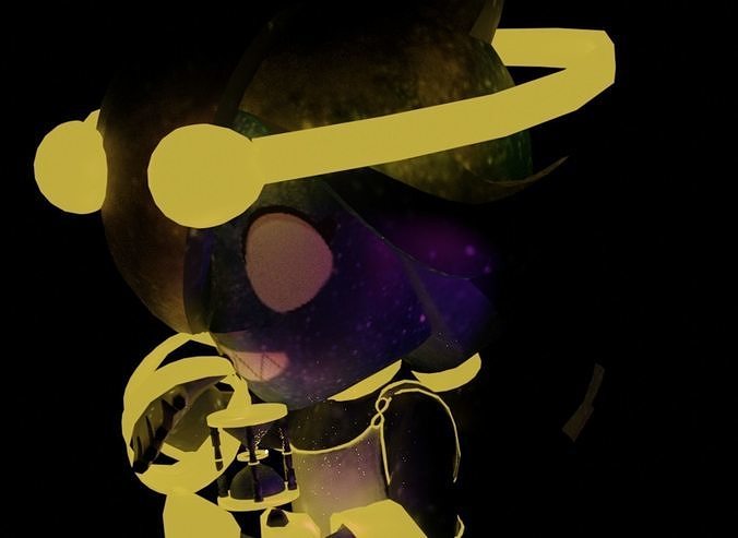 Celestial sonic hedgehog wallpaper free VR / AR / low-poly 3D model | CGTrader