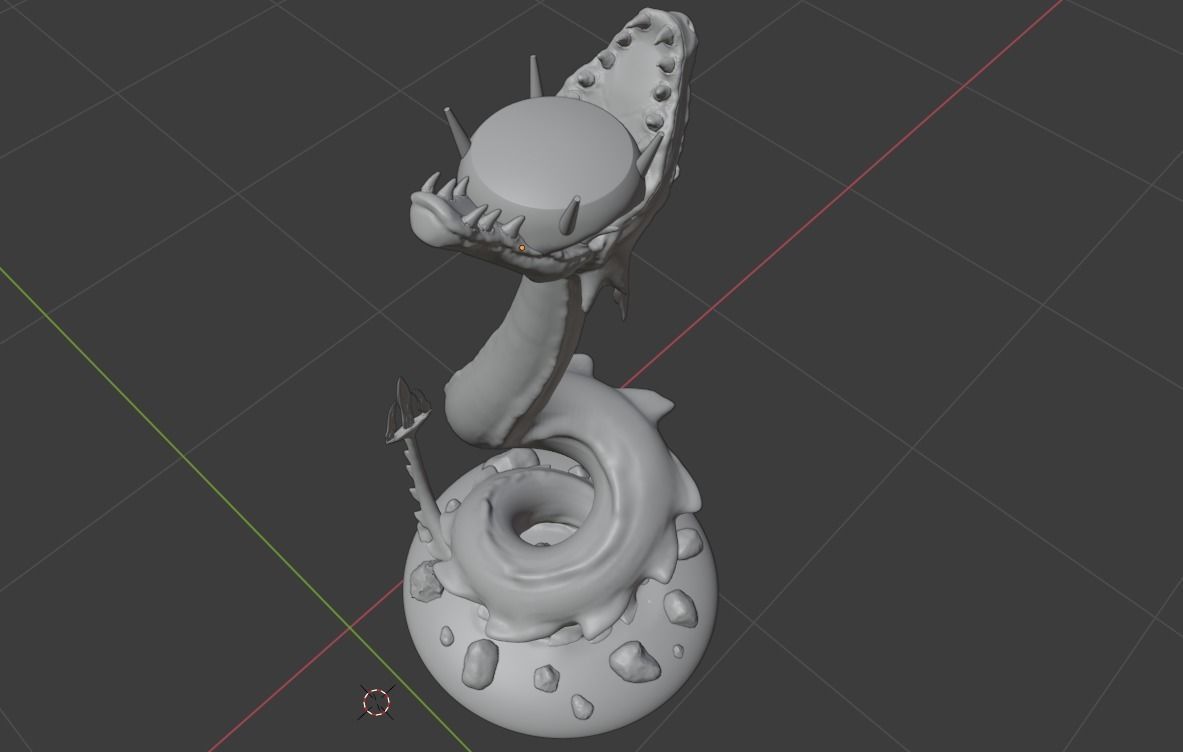 Dragon Candlestick - Candle Holder 3D model 3D printable | CGTrader